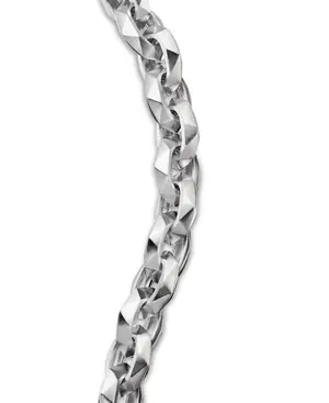 David Yurman Sterling Faceted Link Bracelet