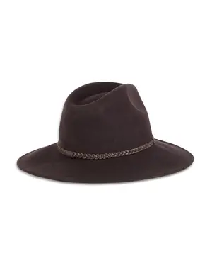 Barbour Tack Wool Fedora - Brown