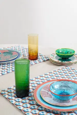 La DoubleJ Set Of Two Linen Placemats