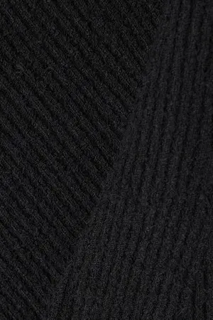 Wardrobe.NYC Strapless Ribbed Cotton-blend Top