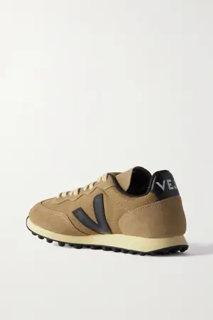 VEJA Rio Branco Suede And Leather-trimmed Alveomesh Sneakers