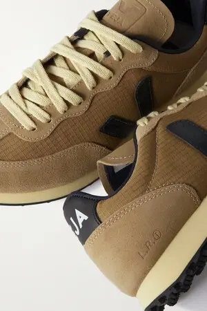 VEJA Rio Branco Suede And Leather-trimmed Alveomesh Sneakers
