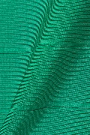 Herve Leger Net Sustain Icon Recycled-bandage Mini Dress