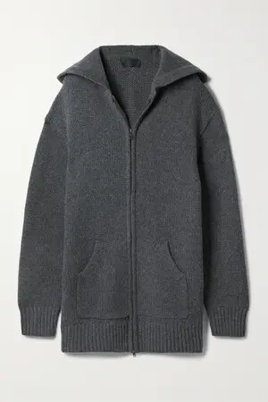 NILI LOTAN Atticus Cashmere Zip-up Hoodie