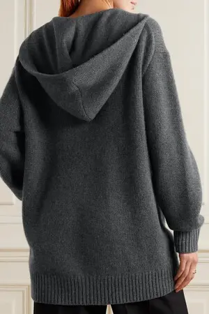 NILI LOTAN Atticus Cashmere Zip-up Hoodie