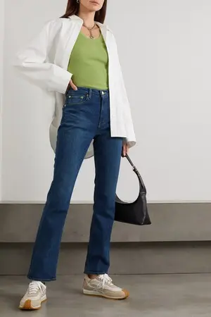 TU ES MON TRESOR The Citrine Mid-rise Bootcut Jeans