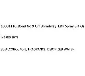 BOND NO. 9 Bond No 9 Off Broadway Edp Spray 3.4 Oz
