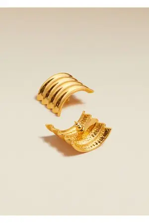 Khaite The Small Julius Panel Earrings
