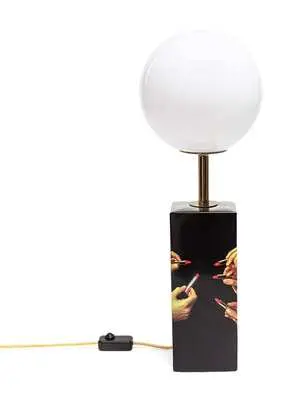 SELETTI Lipsticks Table Lamp - Black
