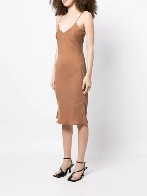ANINE BING V-neck Slip Dress