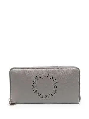 Stella McCartney Stella Logo Continental Wallet - Grey