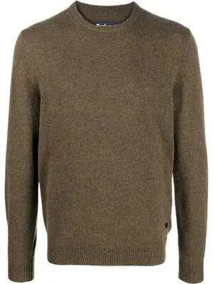Barbour Crew-neck Long-sleeve Jumper - Green