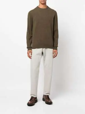 Barbour Crew-neck Long-sleeve Jumper - Green