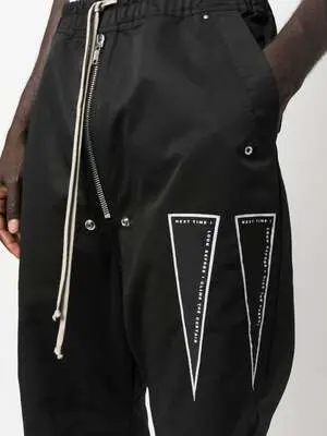 Rick Owens Drop-crotch Trousers - Black