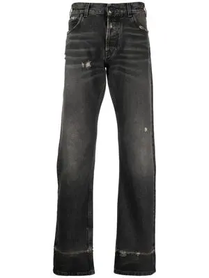 COUNTY OF MILAN Marcelo Burlon Cross Distressed Jeans