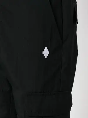 COUNTY OF MILAN Marcelo Burlon Logo-embroidered Cargo Trousers