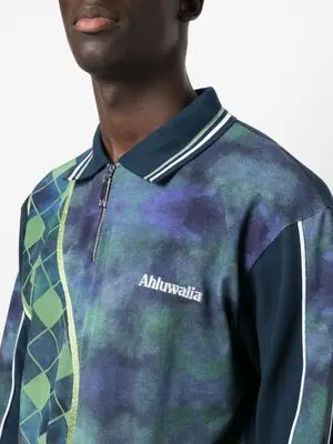 Ahluwalia Abstract-print Polo Shirt