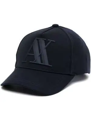Armani Exchange Armani Exchange Logo-Plaque Cap Blue