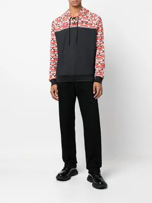 DIESEL® Monogram Paneled Hoodie