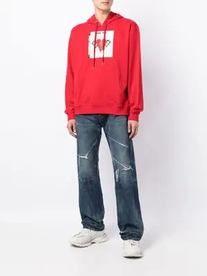 MOSTLY HEARD RARELY SEEN 8-BIT No More Heartbreaks' Long-sleeve Hoodie