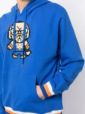 MOSTLY HEARD RARELY SEEN New York Long-sleeve Hoodie - Blue
