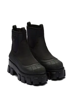 Prada Moonlith Gabardine Ankle Boots