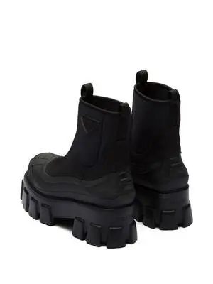 Prada Moonlith Gabardine Ankle Boots