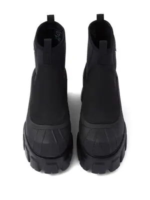 Prada Moonlith Gabardine Ankle Boots