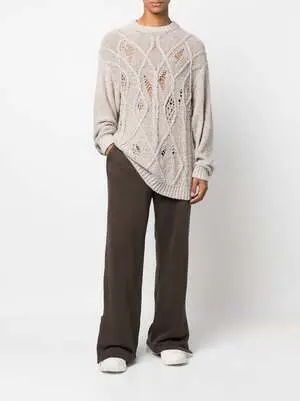 DIESEL® P-toppal Logo-embroidered Wide-leg Track Pants