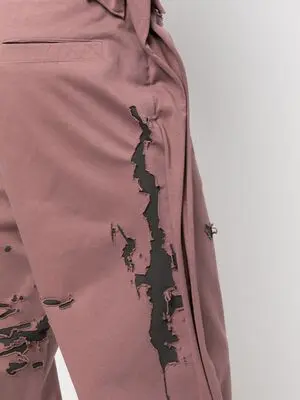 DIESEL® P-martainoff Devoré-effect Track Pants