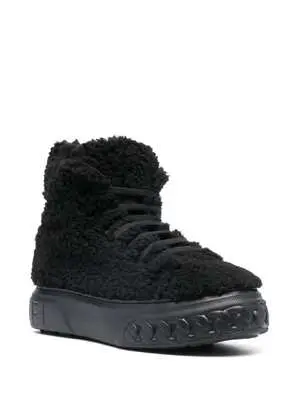 Casadei Ecosheep Lace-up Combat Boots