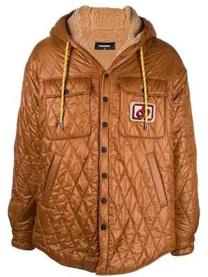 Dsquared2 Logo-patch Quilted Jacket
