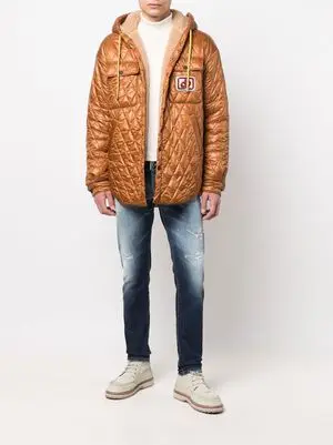 Dsquared2 Logo-patch Quilted Jacket