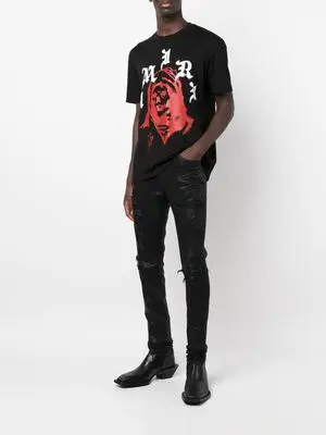 Amiri X Wes Lang Solar Kings T-shirt - Black