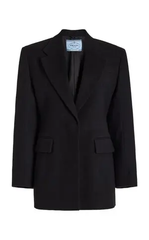 Prada Single-breasted Blazer - Black