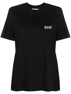 GOLDEN GOOSE Star-print T-shirt - Black