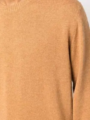 BARRIE B Label Cashmere Jumper - Brown