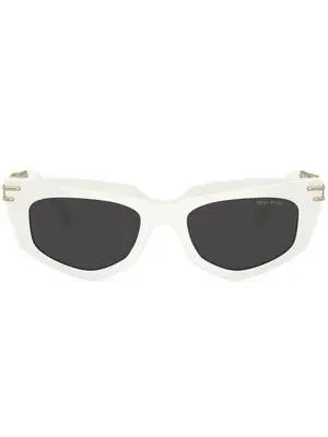 Miu Miu Chain-embellished Cat-eye Sunglasses