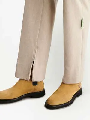 Off-White Slim-cut Trousers With Logo Tag