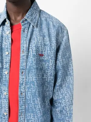 DIESEL® Logo-print Denim Shirt