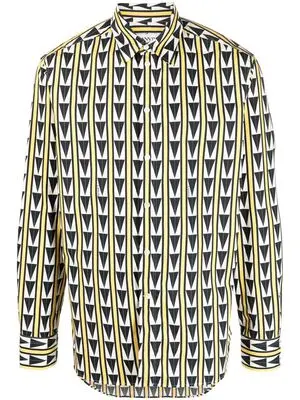 LANVIN Pattered Button-up Shirt