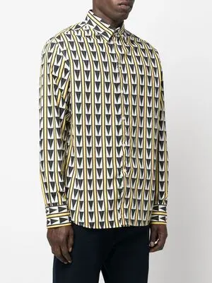 LANVIN Pattered Button-up Shirt