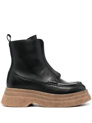 GANNI Chunky-sole Zip-fasten Boots