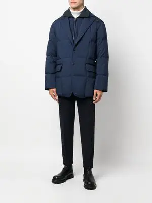 Incotex Tapered-leg Cotton Trousers - Blue