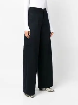 AERON Wide-leg Wool Trousers