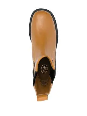 Ash Leather Ankle Boots - Brown