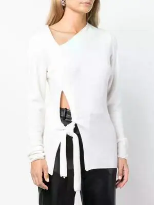 TOM FORD Cut-out Detail Asymmetric-neck Jumper