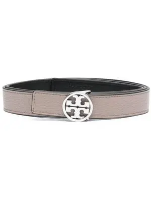 Tory Burch Miller Reversible Belt - Grey