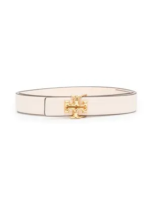 Tory Burch Eleanor Leather Belt - Neutrals