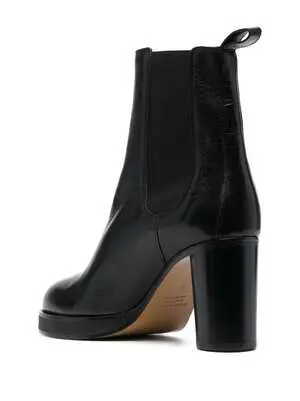 Isabel Marant 90mm Leather Chelsea Boots